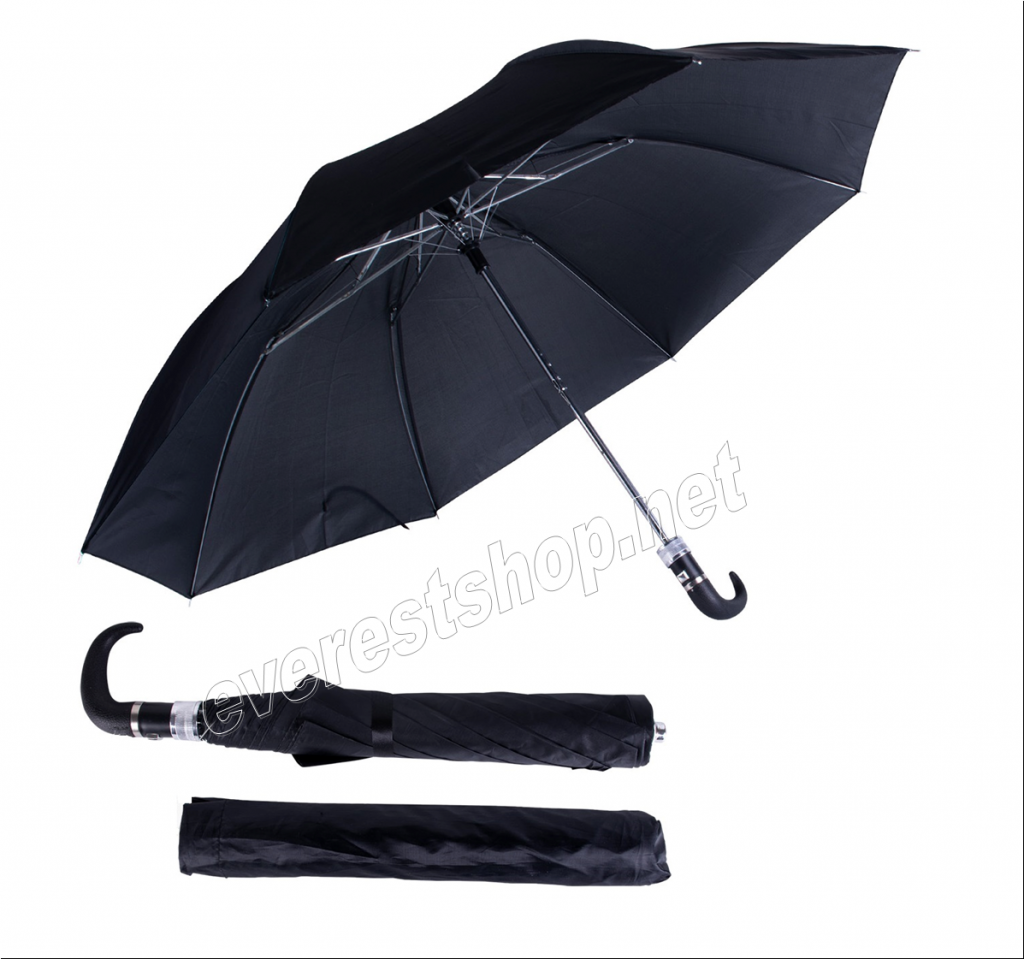 Umbrella Small Black Color * J Shape * 1 pc – Everest