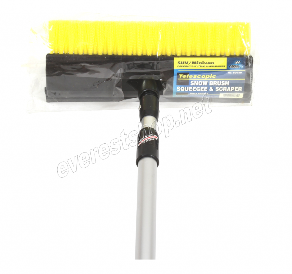 Telescopic Snow Brush, Squeegee, Ice Scraper 44 inch * 1 pcs - Everest