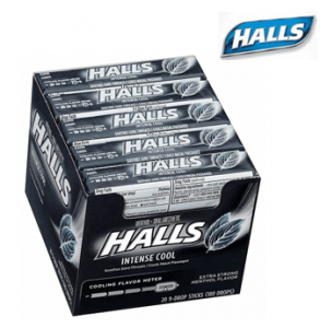 Halls Cough Drops * Extra Strong Menthol * 20 ct / pack - Everest
