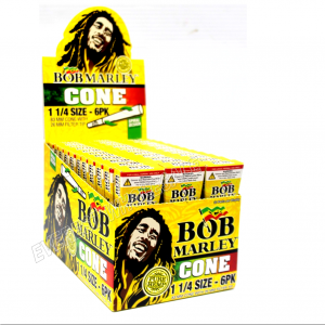 Bob Marley Cones Size 1 1/4 * 6 Pack * 33 Packs – Everest