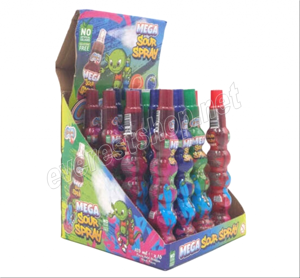 Toy Candy * Mega Sour Spray * 12 pcs - Everest