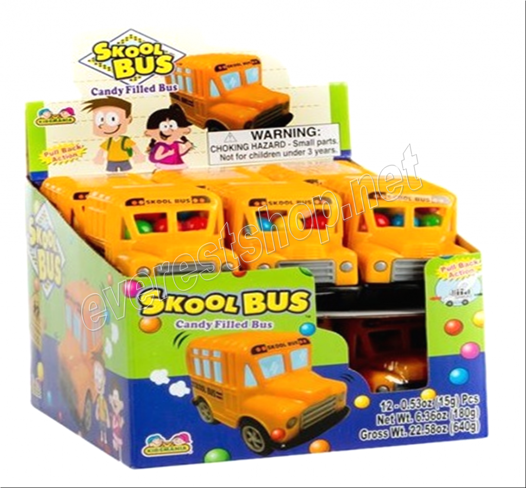 Toy Candy * Skool Bus * 12 pcs – Everest
